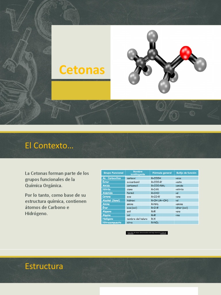 Cetonas Grupo | PDF | Cetona | Compuestos orgánicos