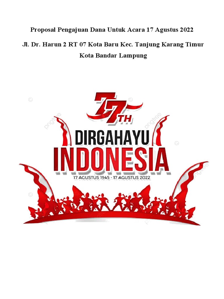 Proposal Pengajuan Dana Untuk Acara | PDF
