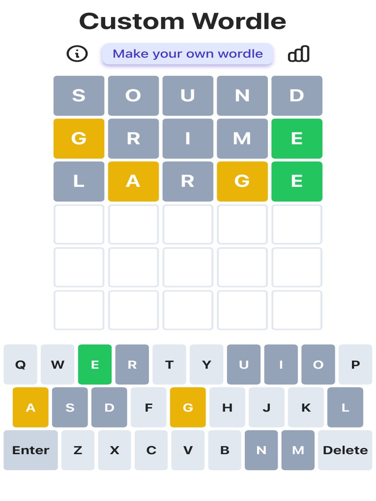 Make Your Own Wordle | PDF