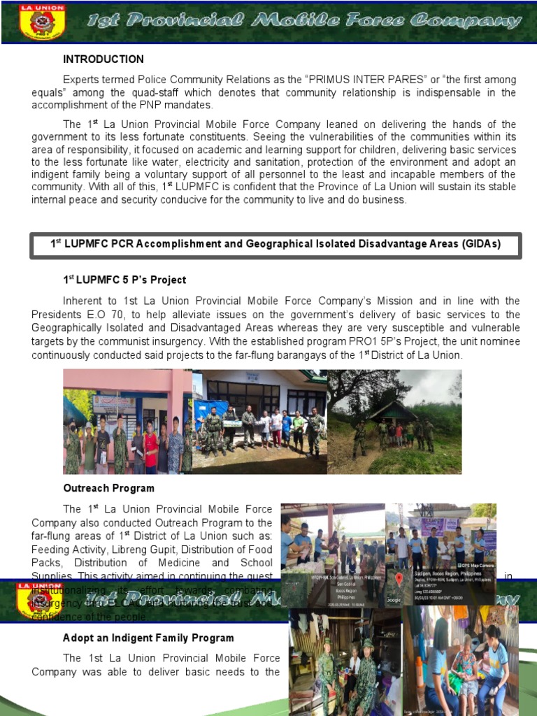 28th PCR Month Candidate Awardee | PDF | Poverty | Poverty & Homelessness