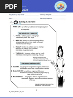 Lantay Pahambing Pasukdol Grade5 Worksheet | PDF