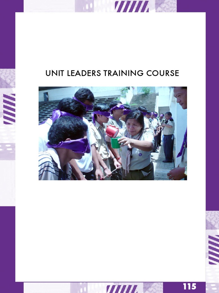 Part 4.0 Unit Leaders Training Courses-Introduction | PDF | Scouting