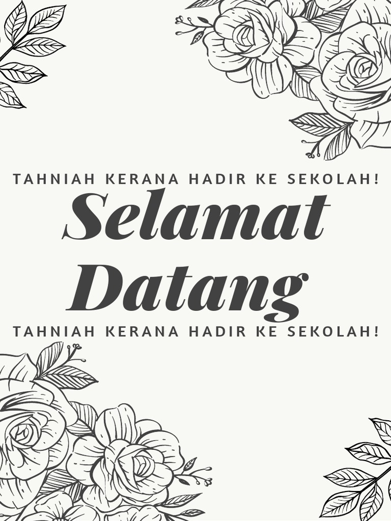 Template Hitam Putih | PDF