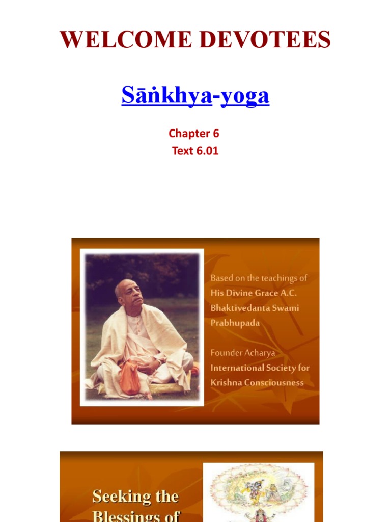 Sankhya Yoga 6.01 | PDF | Bhakti | Yoga