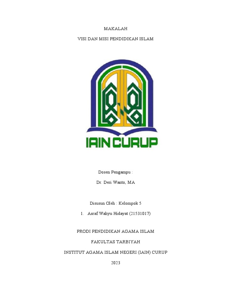 Makalah IPI KLM 5 - ASRAF | PDF