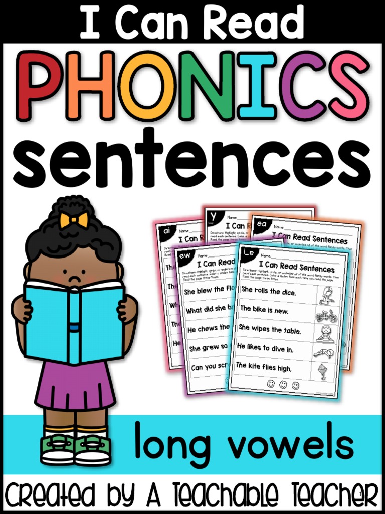 Long Vowel Sentences | Download Free PDF | Phonics