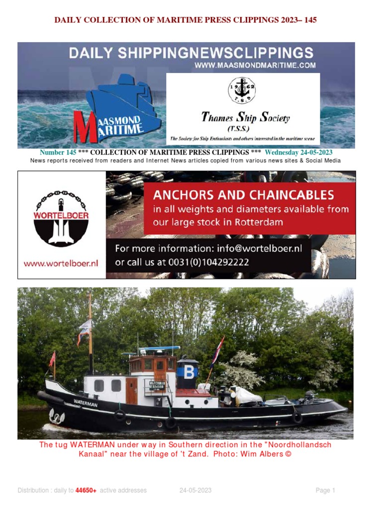 Collection of Maritime Press Clippings | PDF