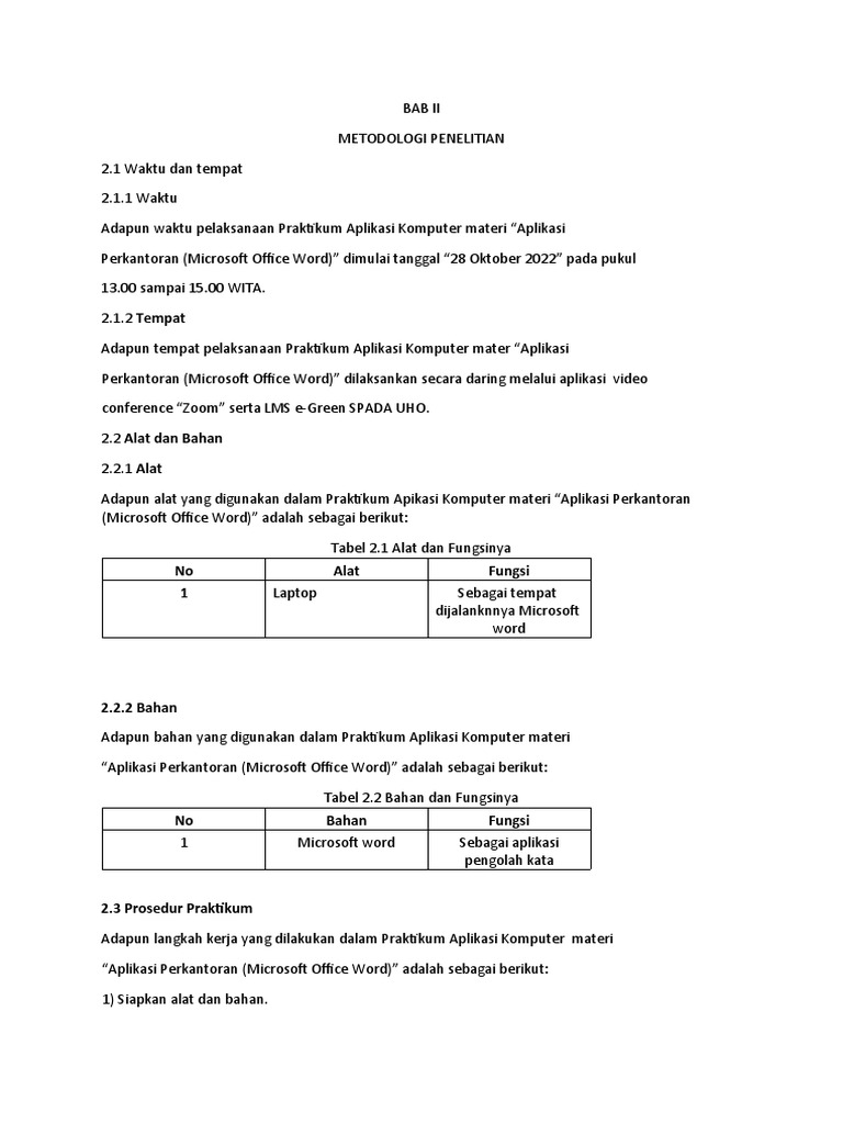Bab 2 Laprak Ica Ms Word | PDF | Komputer