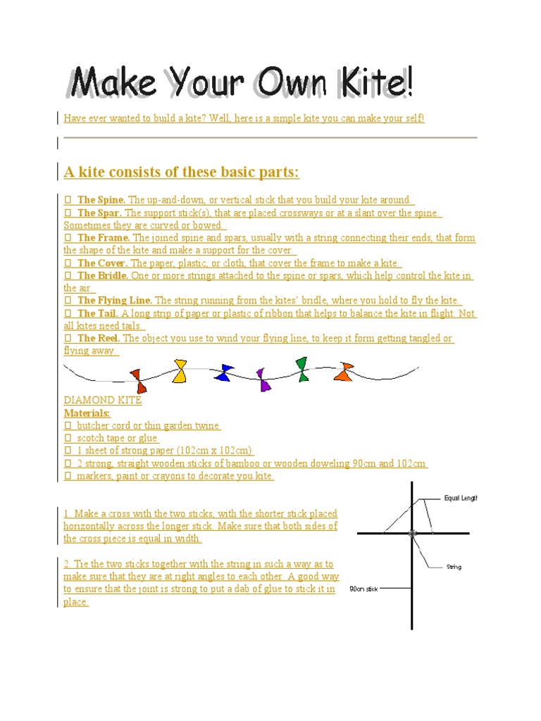 Have Ever Wanted To Build A Kite | PDF | Kite | Manufactured Goods