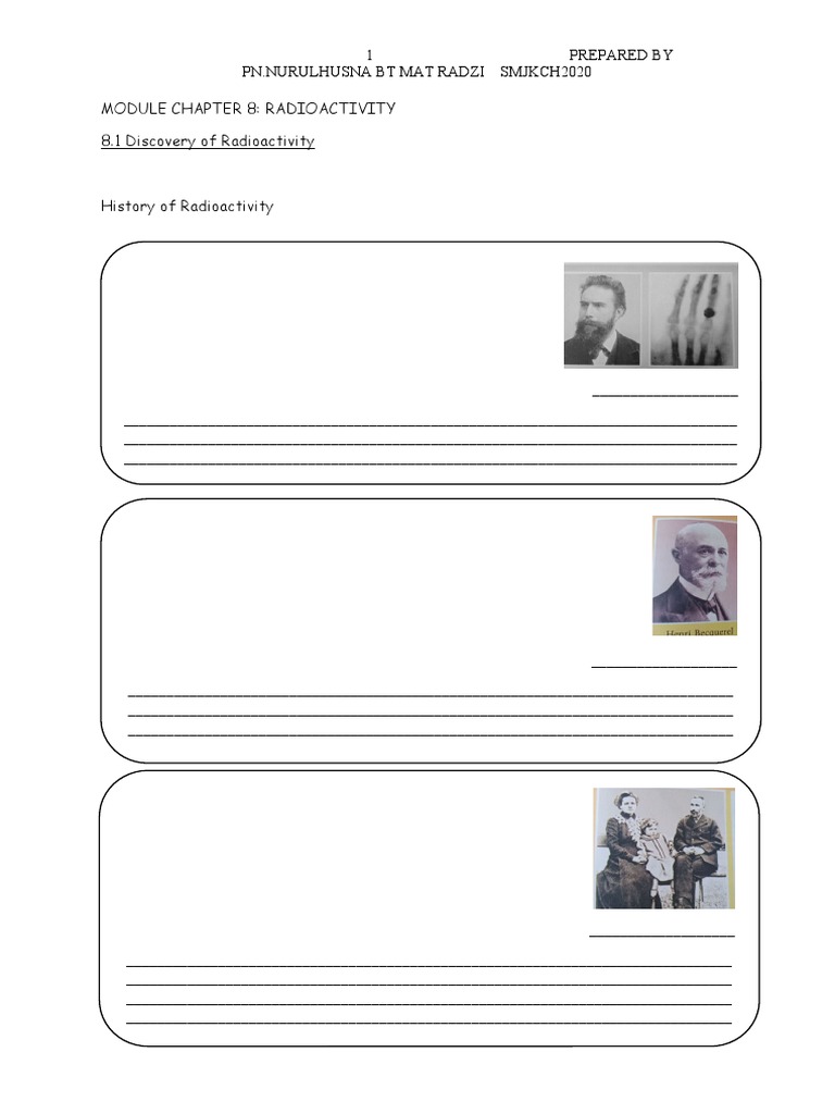 Form 3 Module Chapter 8 Radioactivity | PDF | Radioactive Decay ...