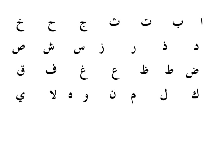 Arab Alifbosi | PDF