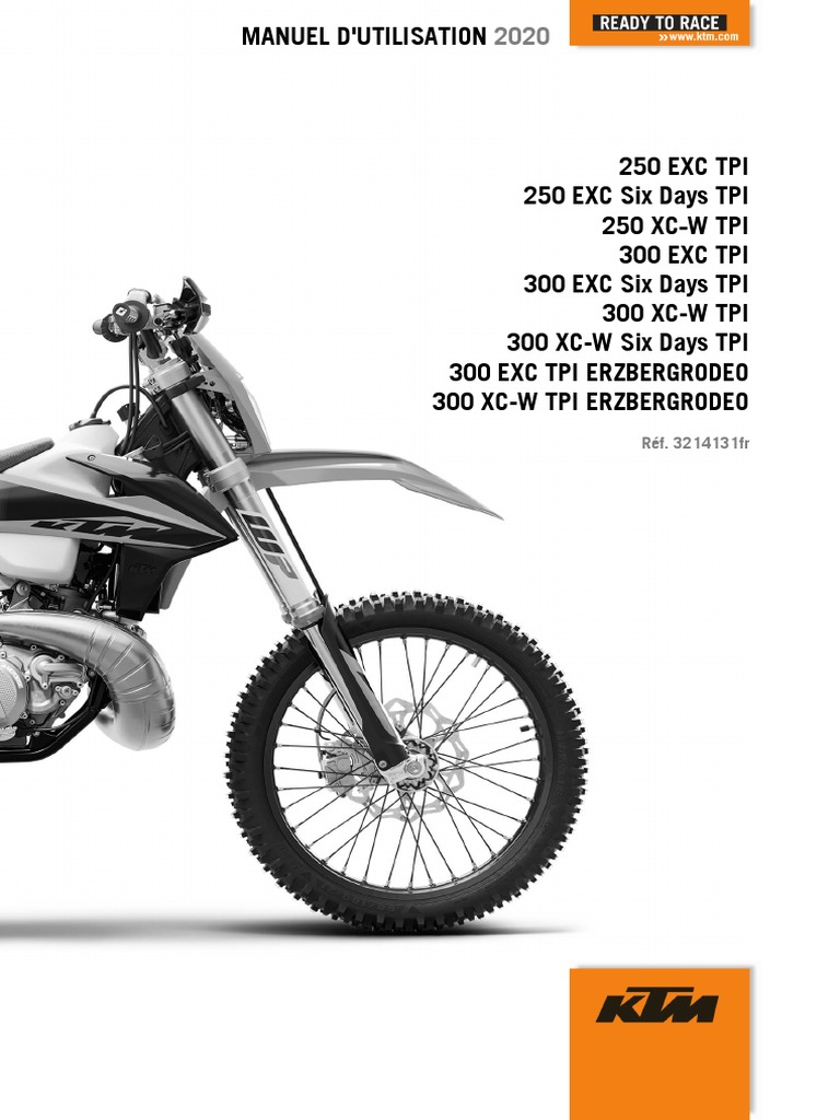 2020 KTM 250 Exc Tpi 7 | PDF | Véhicules | Motocyclette