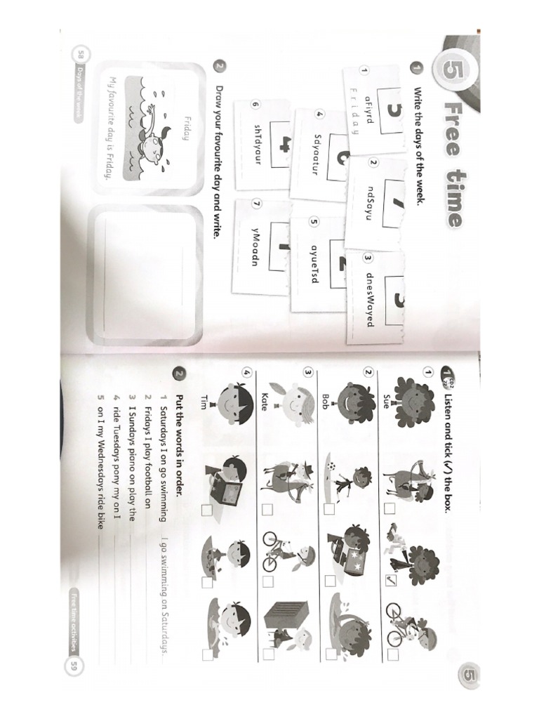 Free Time Workbook | PDF