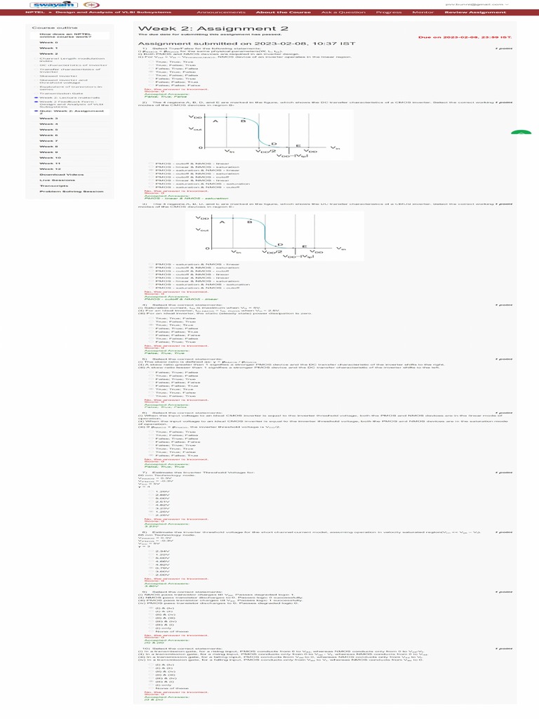 FireShot Capture 056 - Design and Analysis of VLSI Subsystems - - Unit 4 - Week 2 ...