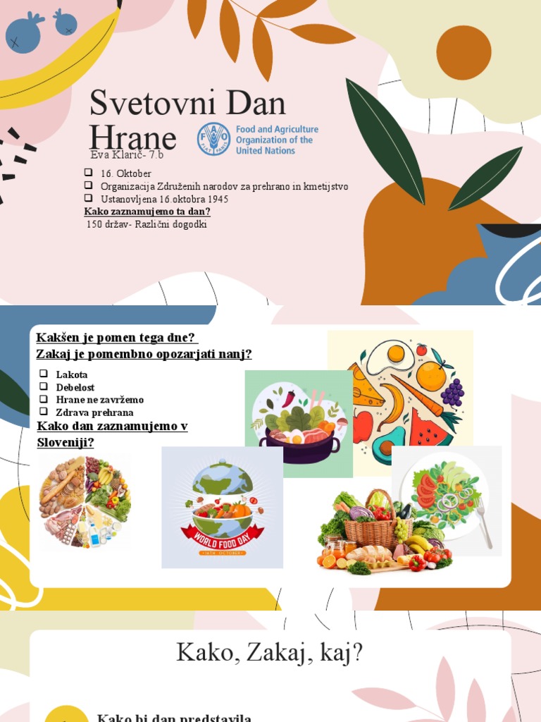 Svetovni Dan Hrane | PDF