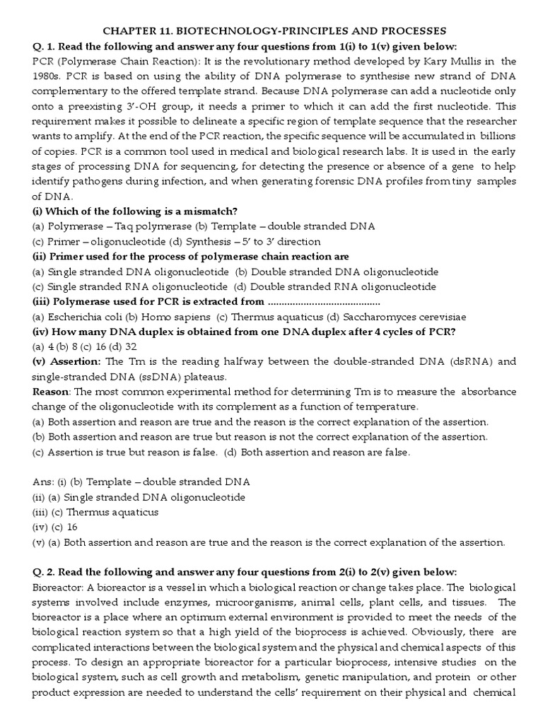 Chapter 11 Case Based | PDF | Polymerase Chain Reaction | Primer (Molecular Biology)