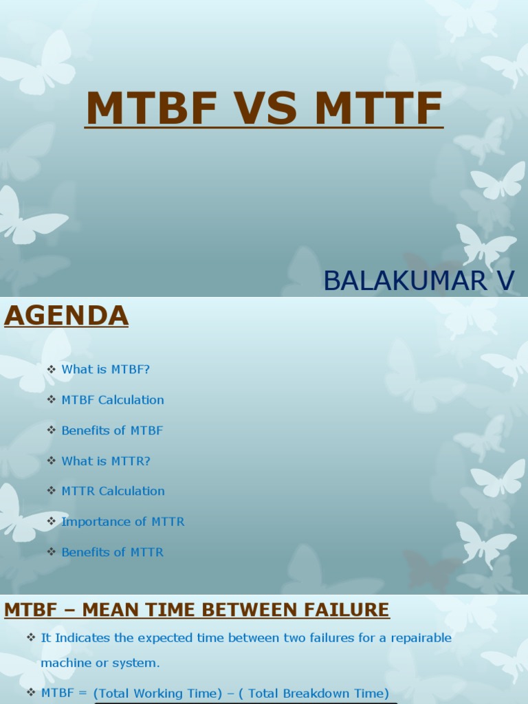 MTBF Vs MTTR | PDF | Systems Science | Business