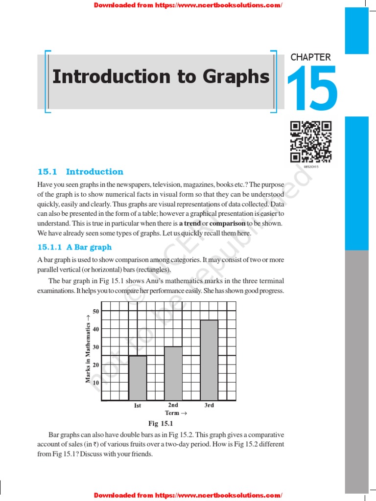 Introduction to Graphs for Class 8 | PDF | Cartesian Coordinate System ...