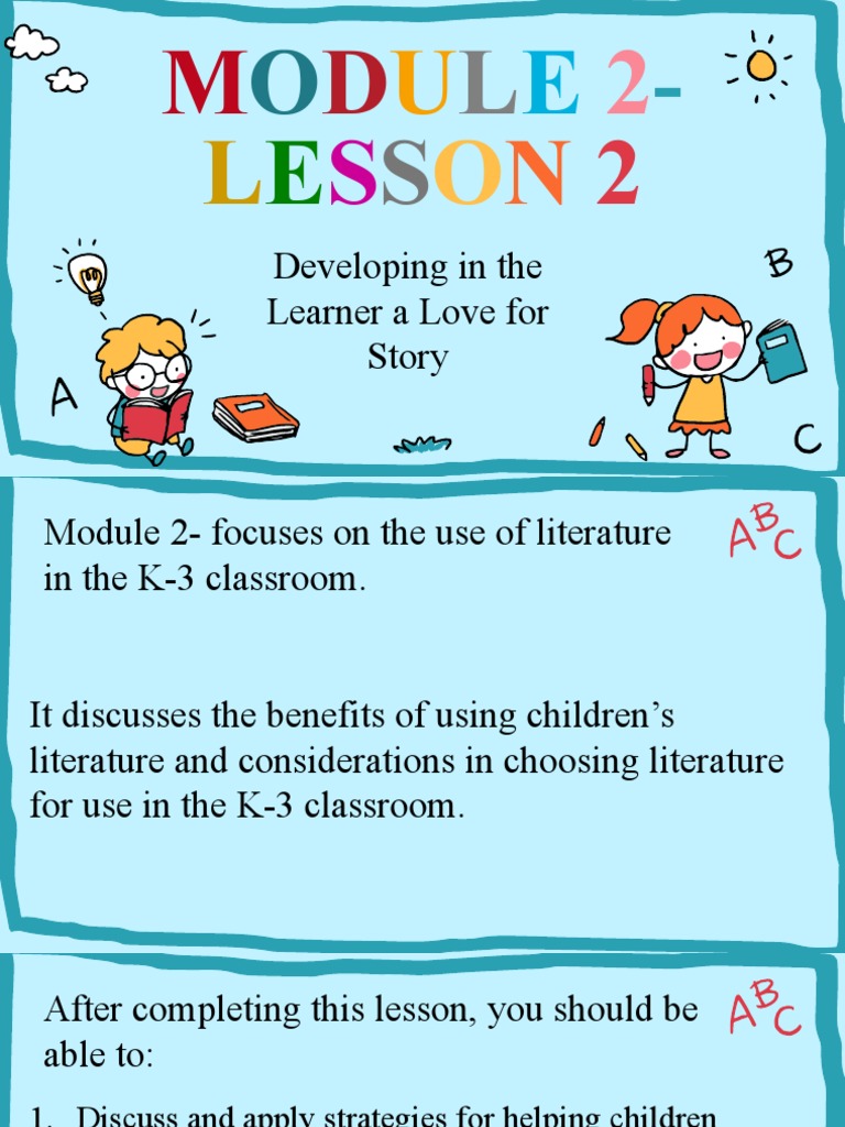 Module 2 Lesson 2 Elln | Download Free PDF | Reading Comprehension | Behavior Modification