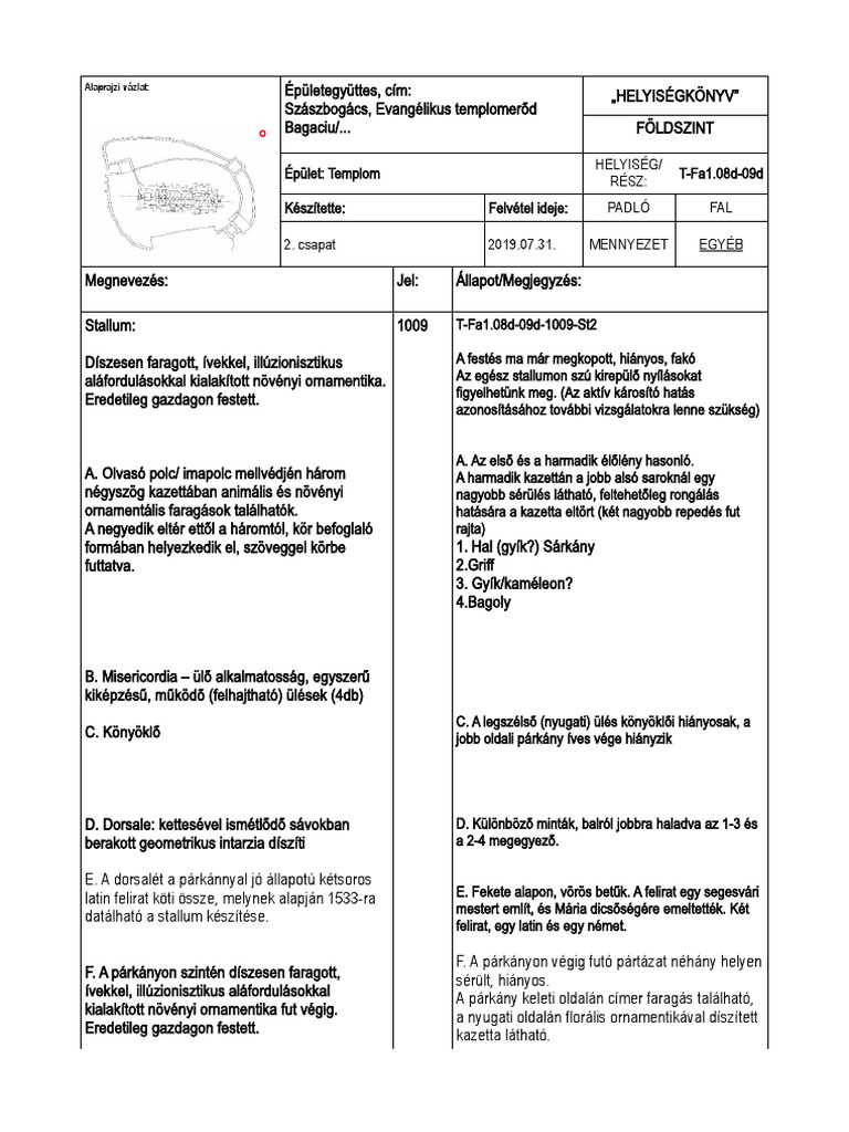 Helyisegkonyv Szaszbogacs 03a | PDF