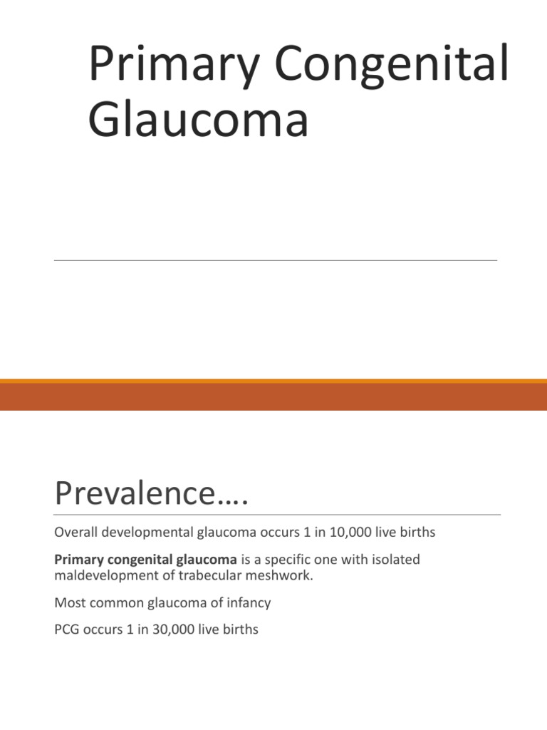 Haab's Striae in Congenital Glaucoma | PDF | Glaucoma | Diseases And ...