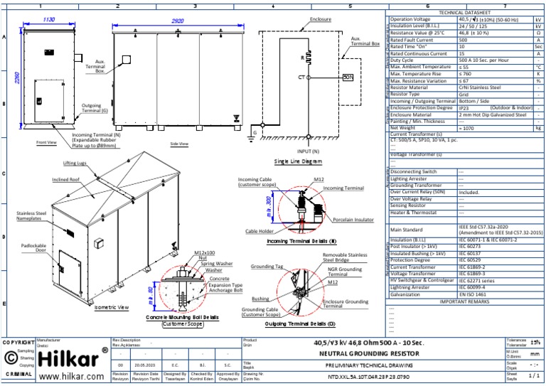 NTD.XXL.5A.10T.04R.23P.23.0790 REV00 Technical Drawing | PDF ...