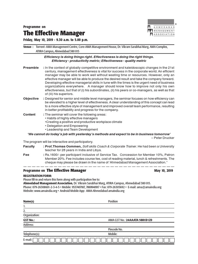 The Effective Manager | Download Free PDF | Economies | Communication