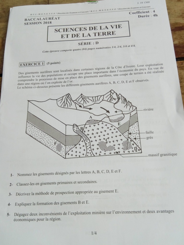 612ba58759789pdf Sujet Corrige Et Bareme de SVT Bac D 2018 | PDF