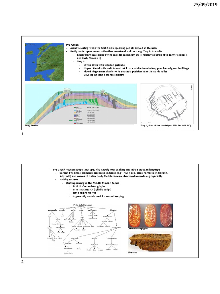 ASIU 115 - PPT 03 - 23.09.2019 - Greek - Bronze Age | PDF