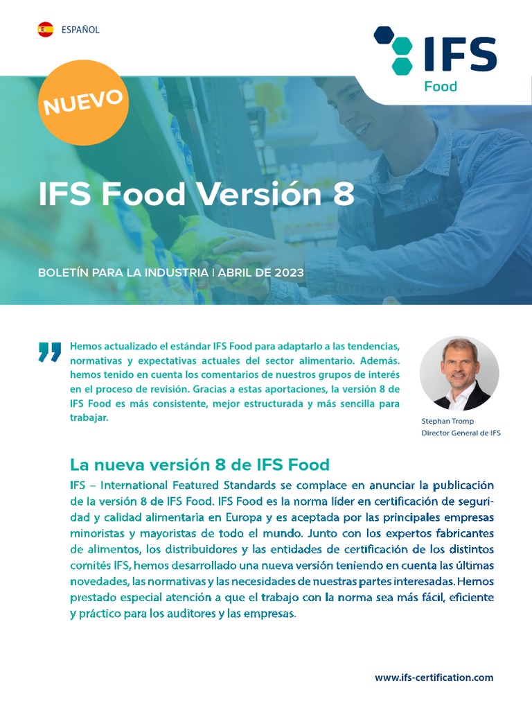 Boletín IFS Food v8-1 | PDF | Red mundial | Internet y web