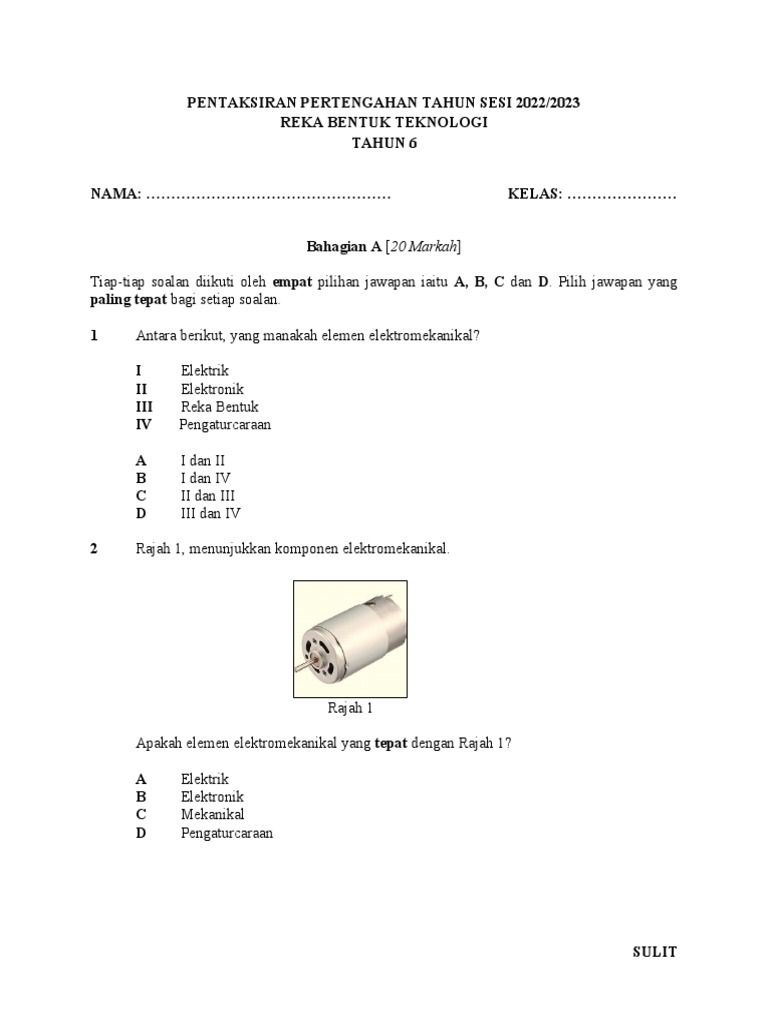 Rbt Tahun 6 Pdf
