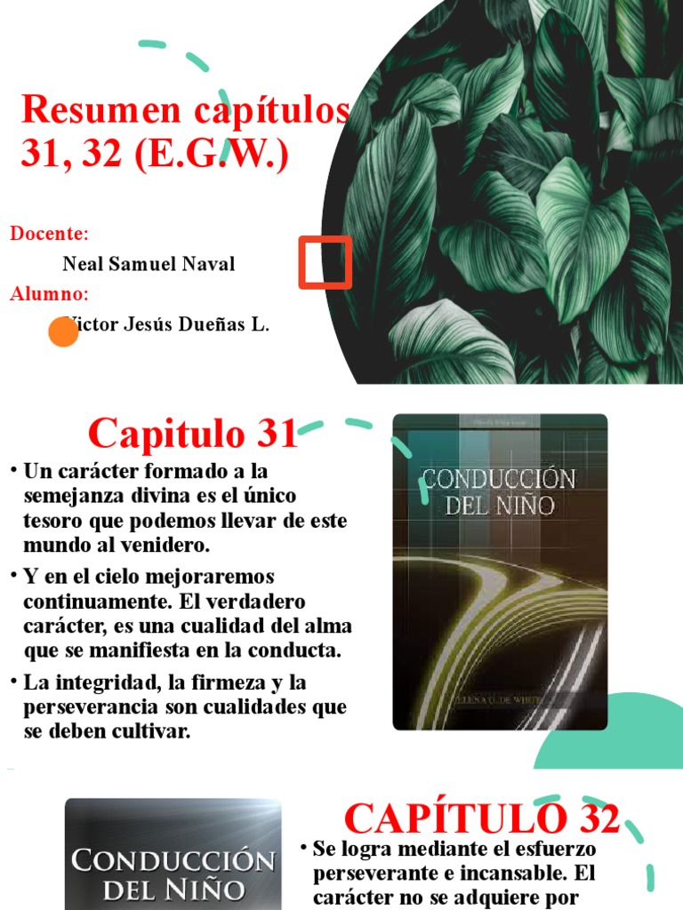 Resumen Capítulos 31, 32 | PDF