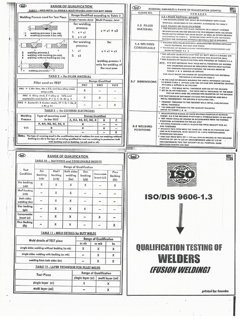 Ringkasan ISO 9606 - 1.3 | PDF