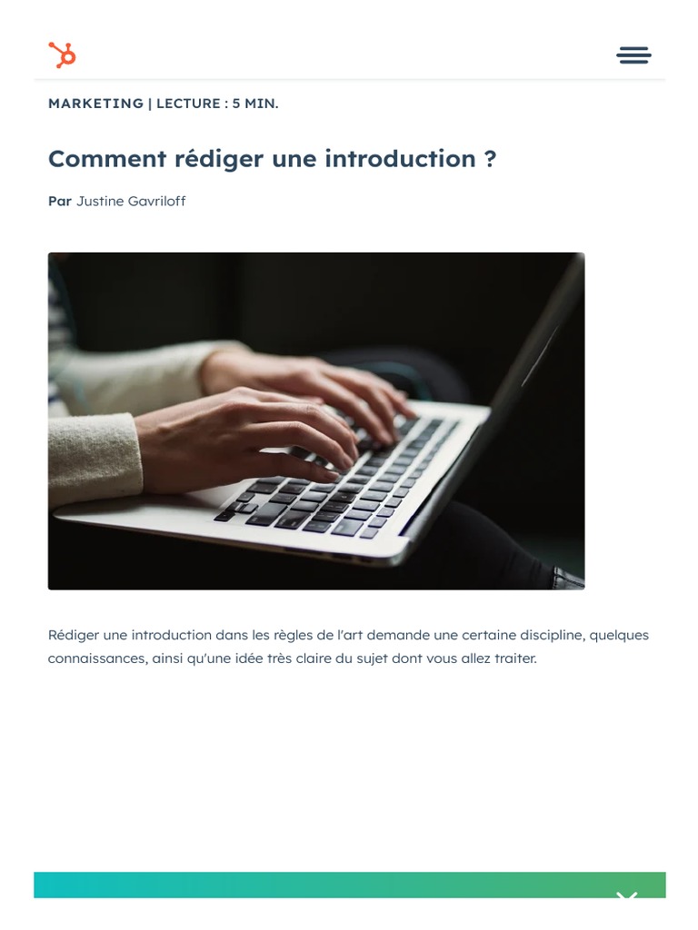 Rédiger une introduction percutante | PDF | Commercialisation | Blog