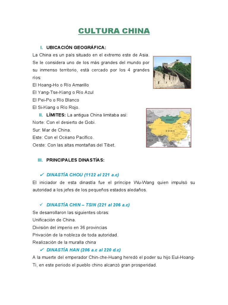 Cultura China | PDF | China | Política mundial
