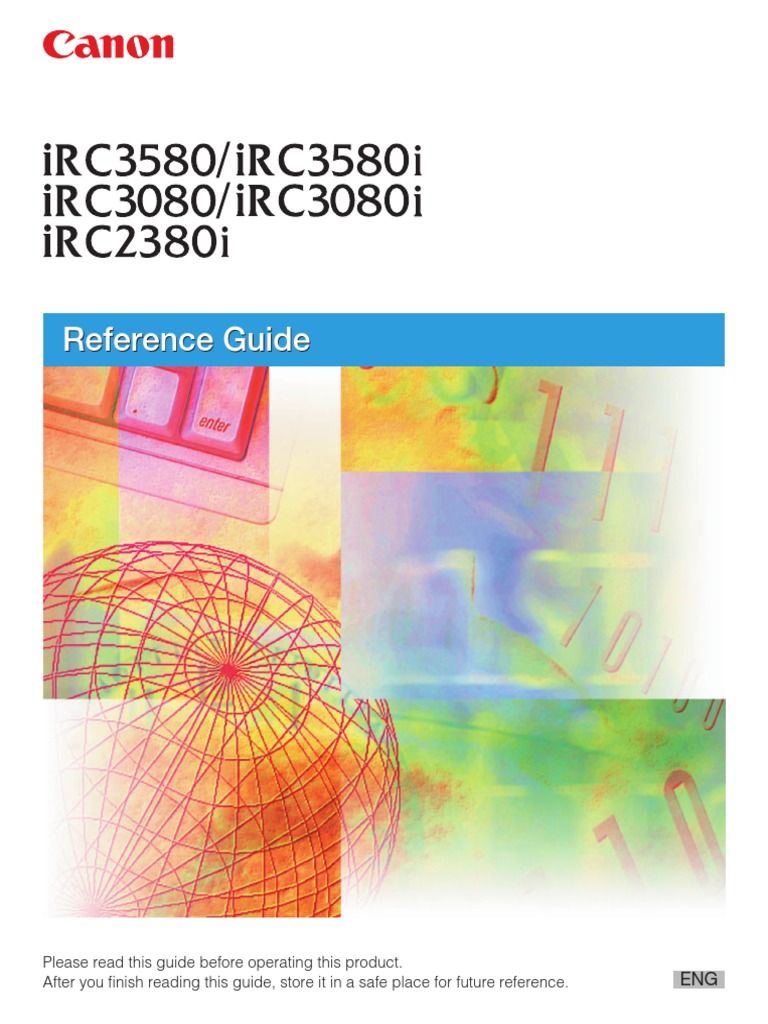 IRC2380i IRC3580 Series Reference Guide en | PDF | Printer (Computing) | Fax