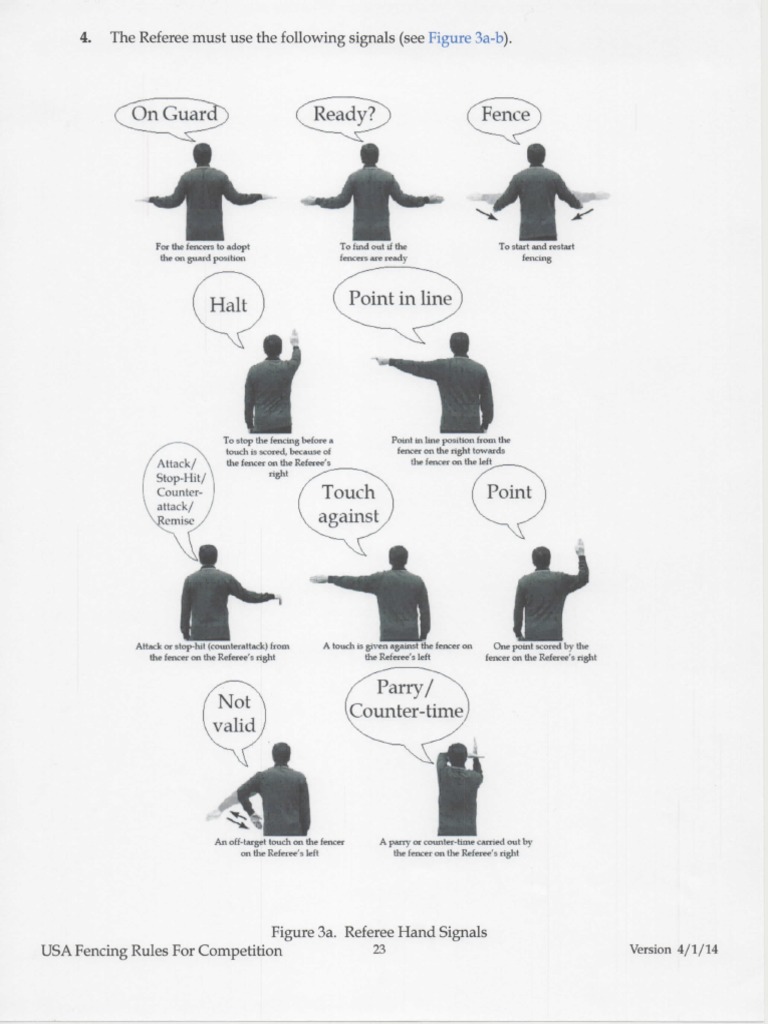 Referee Hand Signals | PDF