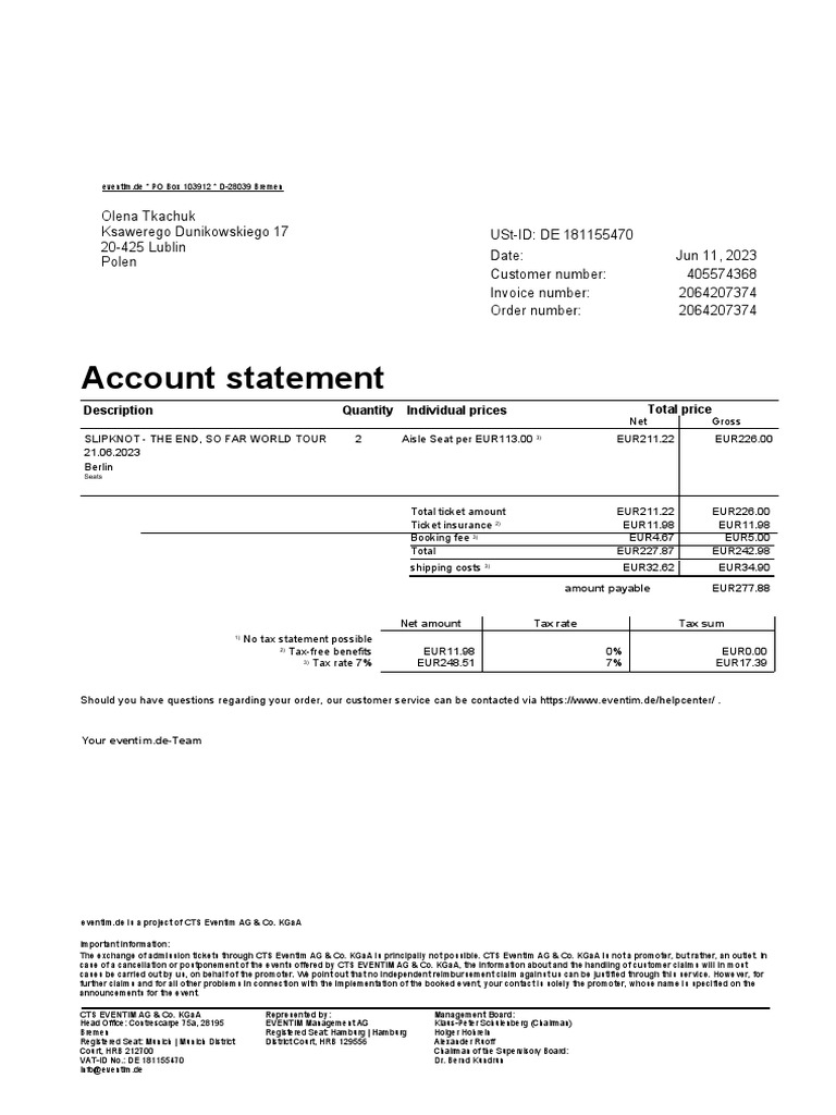 Invoice 3 | Download Free PDF | Business | Payments