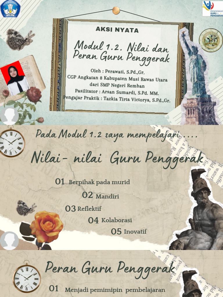 Aksi Nayata Modul 1.2 Nilai Dan Peran Guru Penggerak | PDF