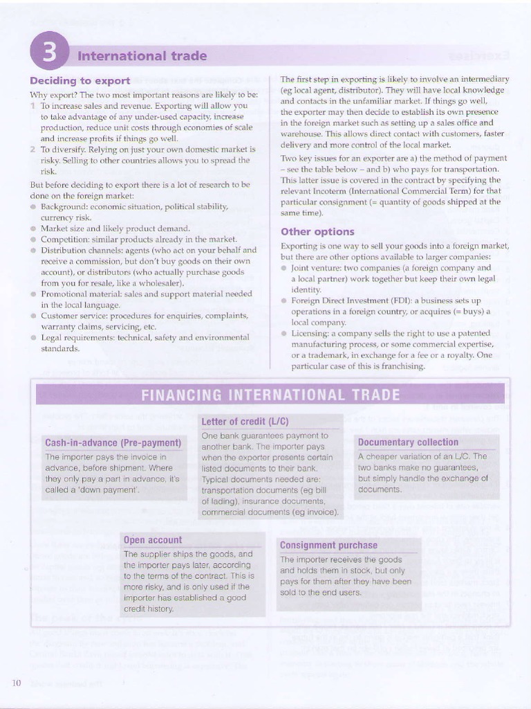 Business - Vocabulary - Builder Unit 3 | PDF | Business | Service ...