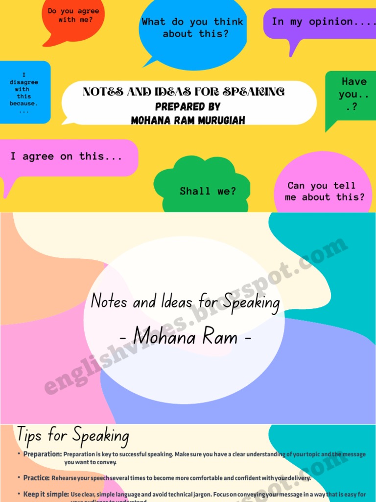 Speaking Notes | PDF | Social Media | Popular Culture & Media Studies