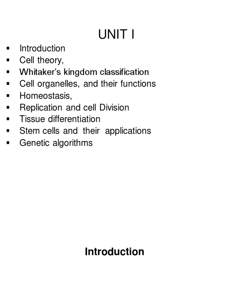 Unit 1 | PDF | Endoplasmic Reticulum | Meiosis