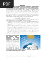 Atividades 6 Ano Esfera Da Terra 2024 | PDF | Atmosfera | Terra