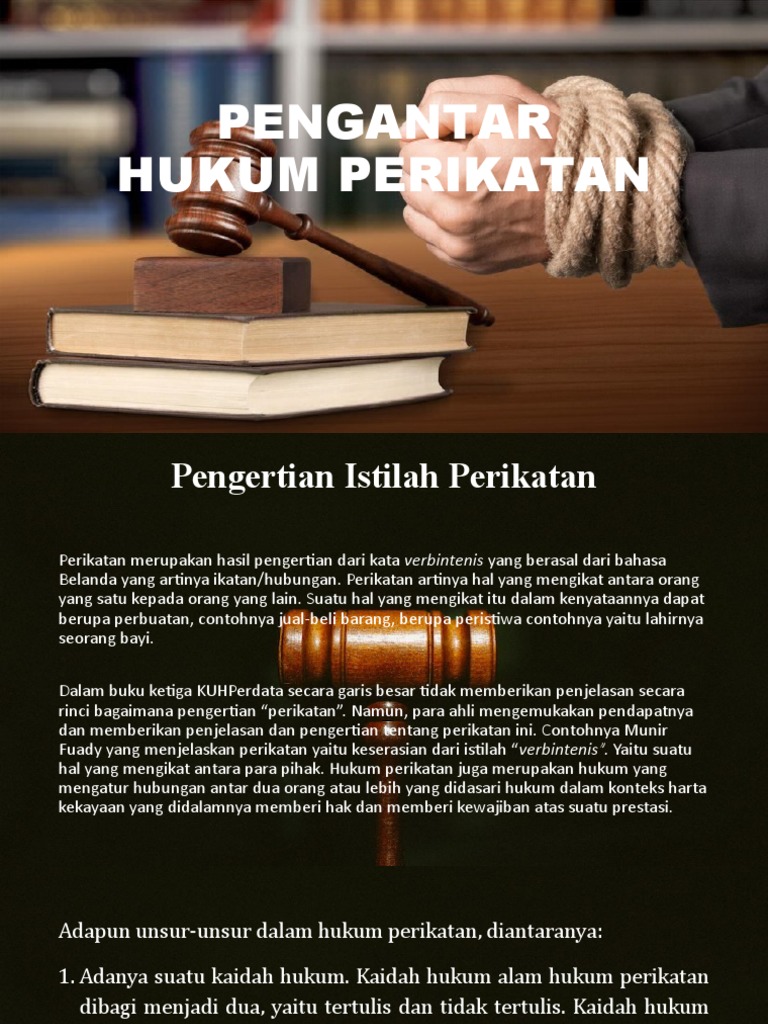 Hukum Perikatan | PDF | Hukum