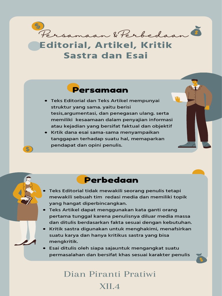 Persamaan dan Perbedaan Teks Sastra | PDF | Filsafat