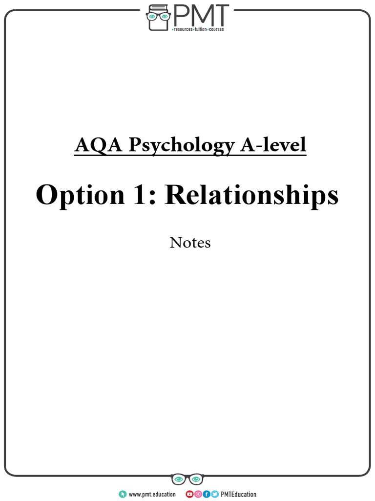 Detailed Notes Alevel Psychology Relationships | PDF | Sexual Selection ... Detailed Notes Alevel Psychology Relationships | PDF | Sexual Selection ...