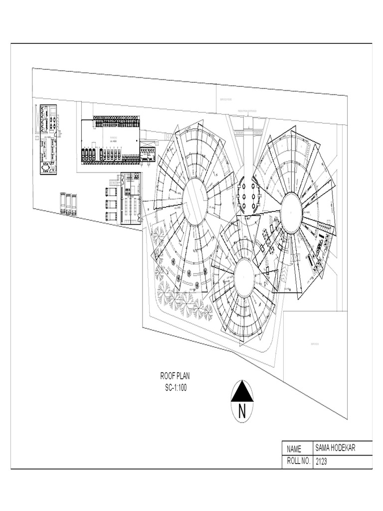 Roof Plan | PDF | Engineering Thermodynamics | Building Automation
