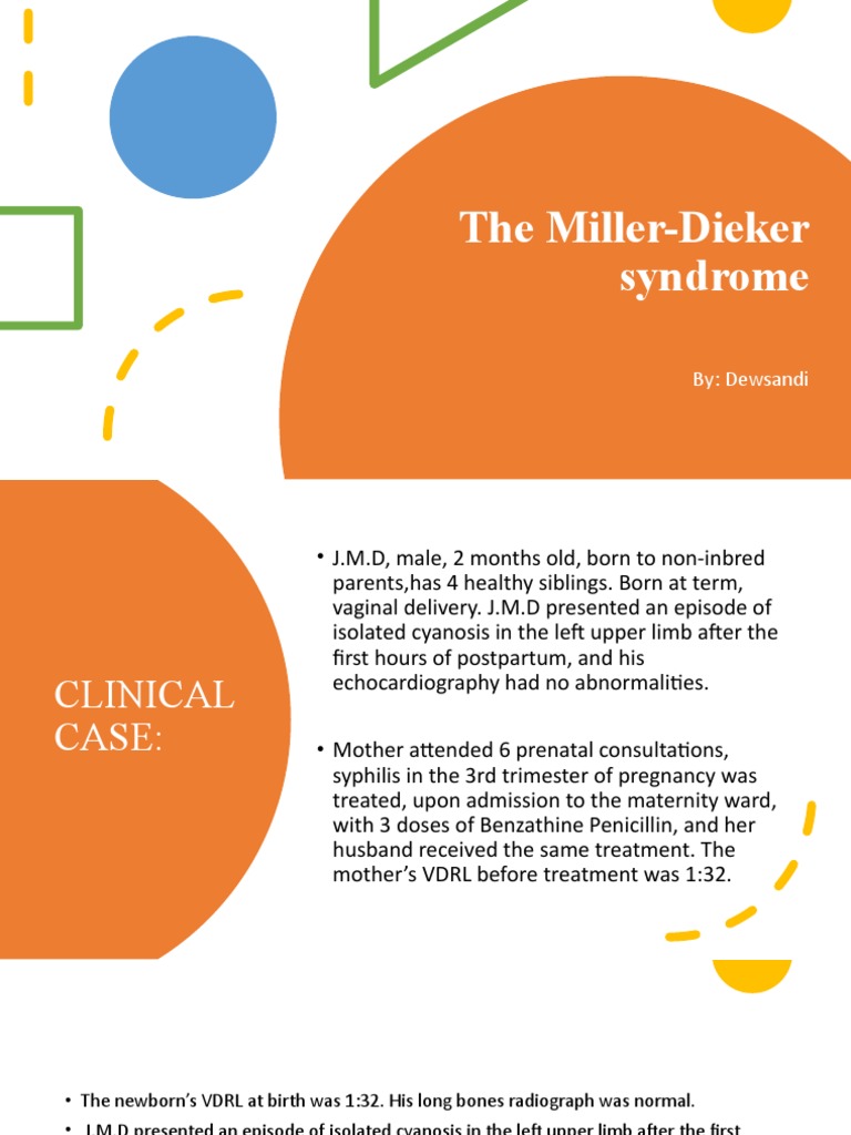 Miller-Dieker Syndrome Clinical Overview | PDF | Clinical Medicine ...