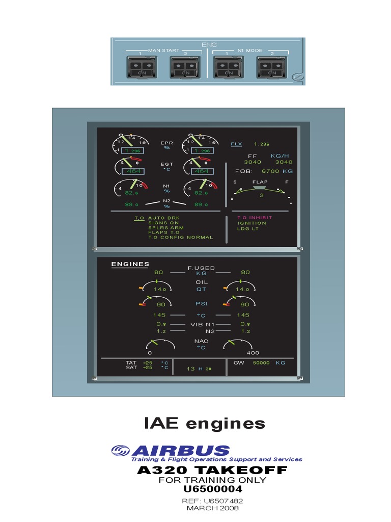 IAE Engines: A320 Takeoff | PDF