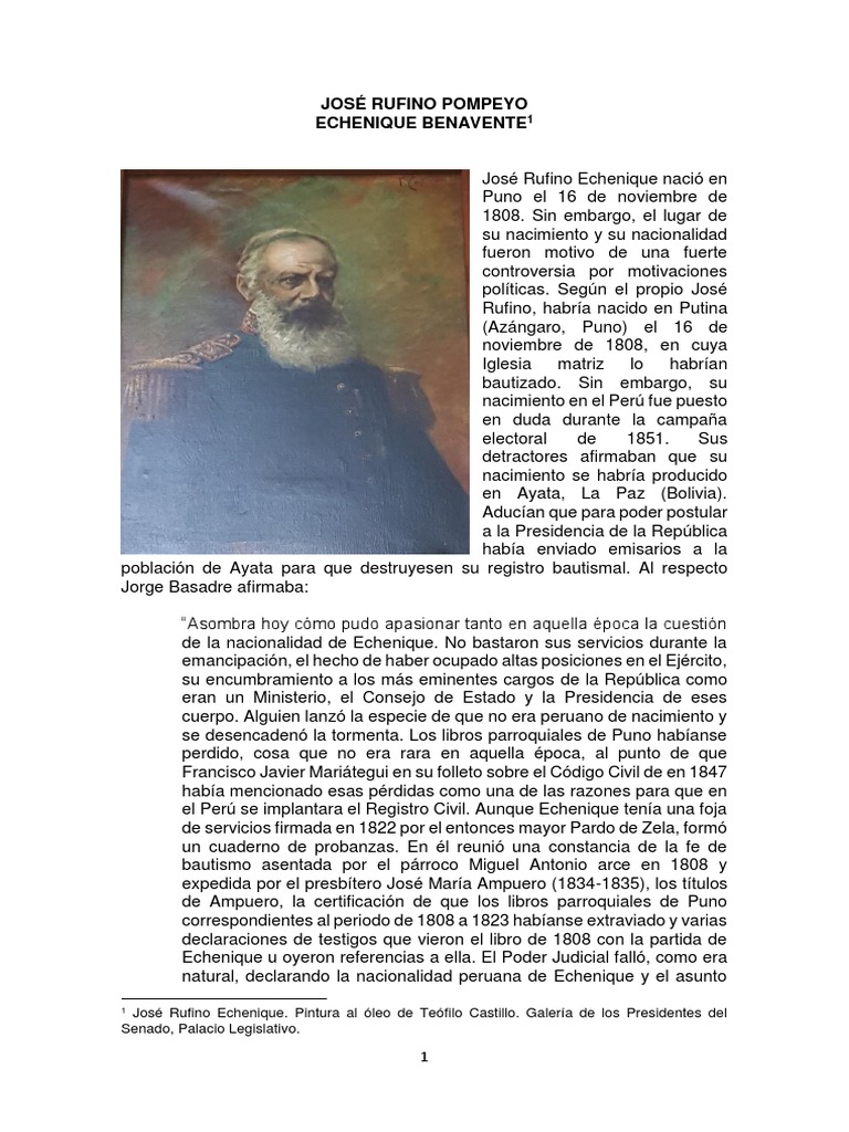 Jose Echenique | PDF | Perú | Comunidad andina